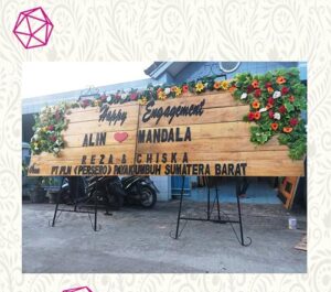 PBW-26 (Double Gandeng) Bunga Papan Rustic - Nuriz Florist | Toko Bunga ...